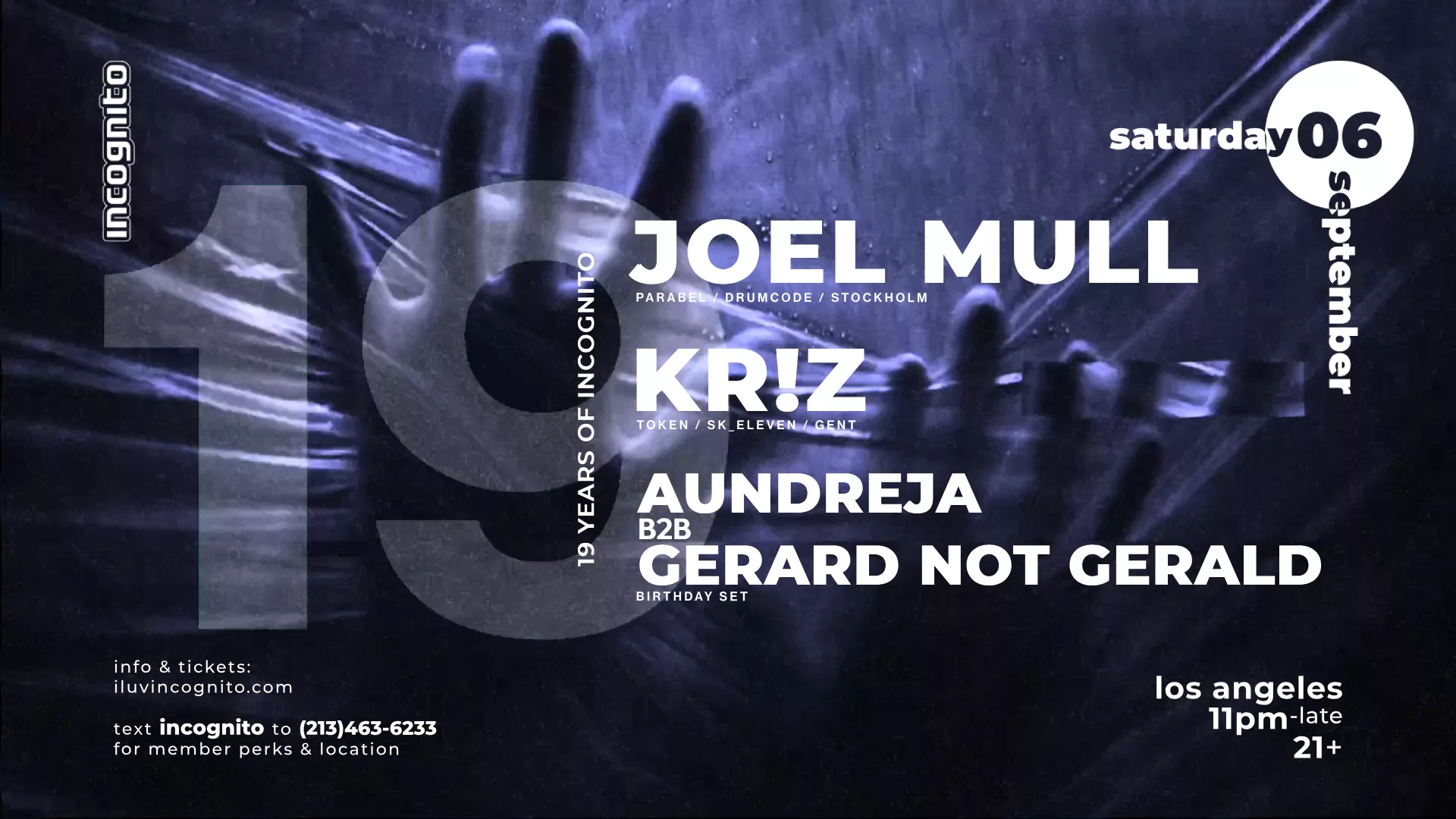 INCOGNITO 19 Years with JOEL MULL & KR!Z - Los Angeles | INCOGNITO
